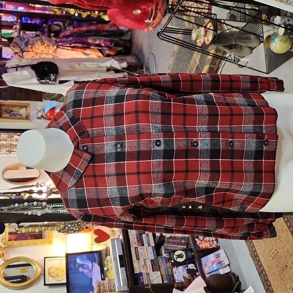 Hand Crafted | Tops | Vintage Handmade Flannel Blouse | Poshmark